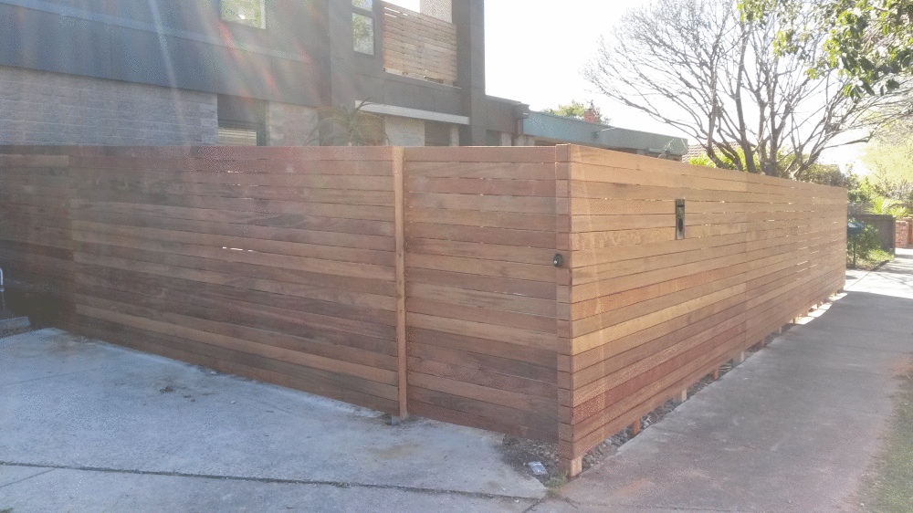 Merbau Timber Fencing - Melbourne Fencing & Decking
